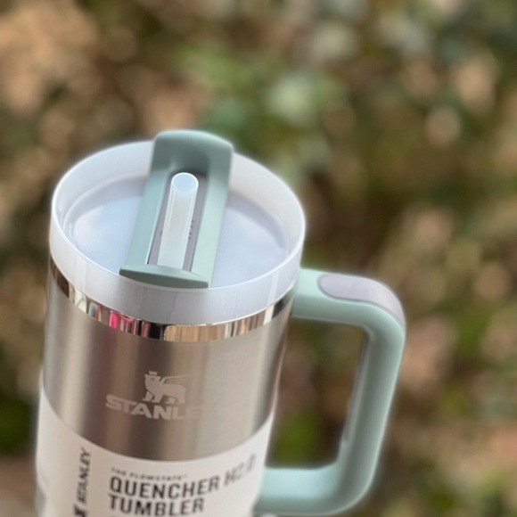 Stanley | Other | Stainless Steel Tumbler With Shale Green Handle And ...